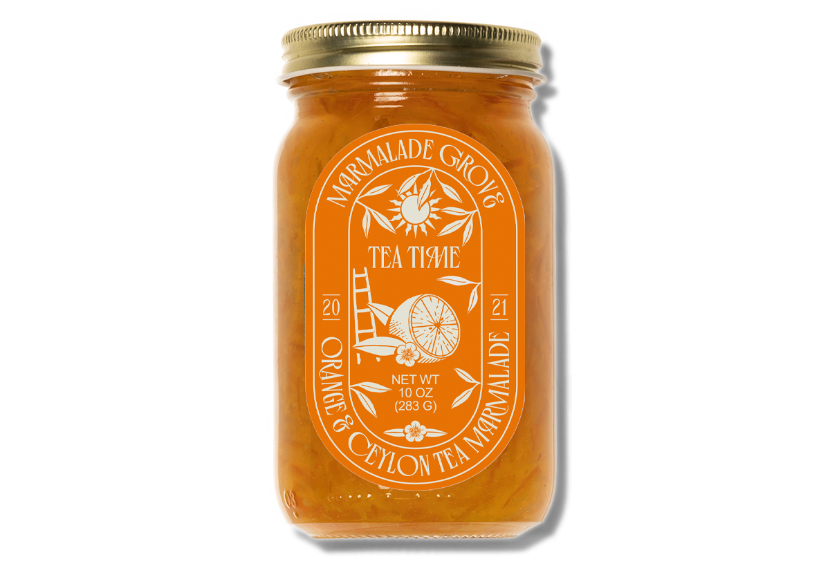 "Tea Time" Navel Orange & Ceylon Tea Marmalade - 10oz Wholesale Box ...