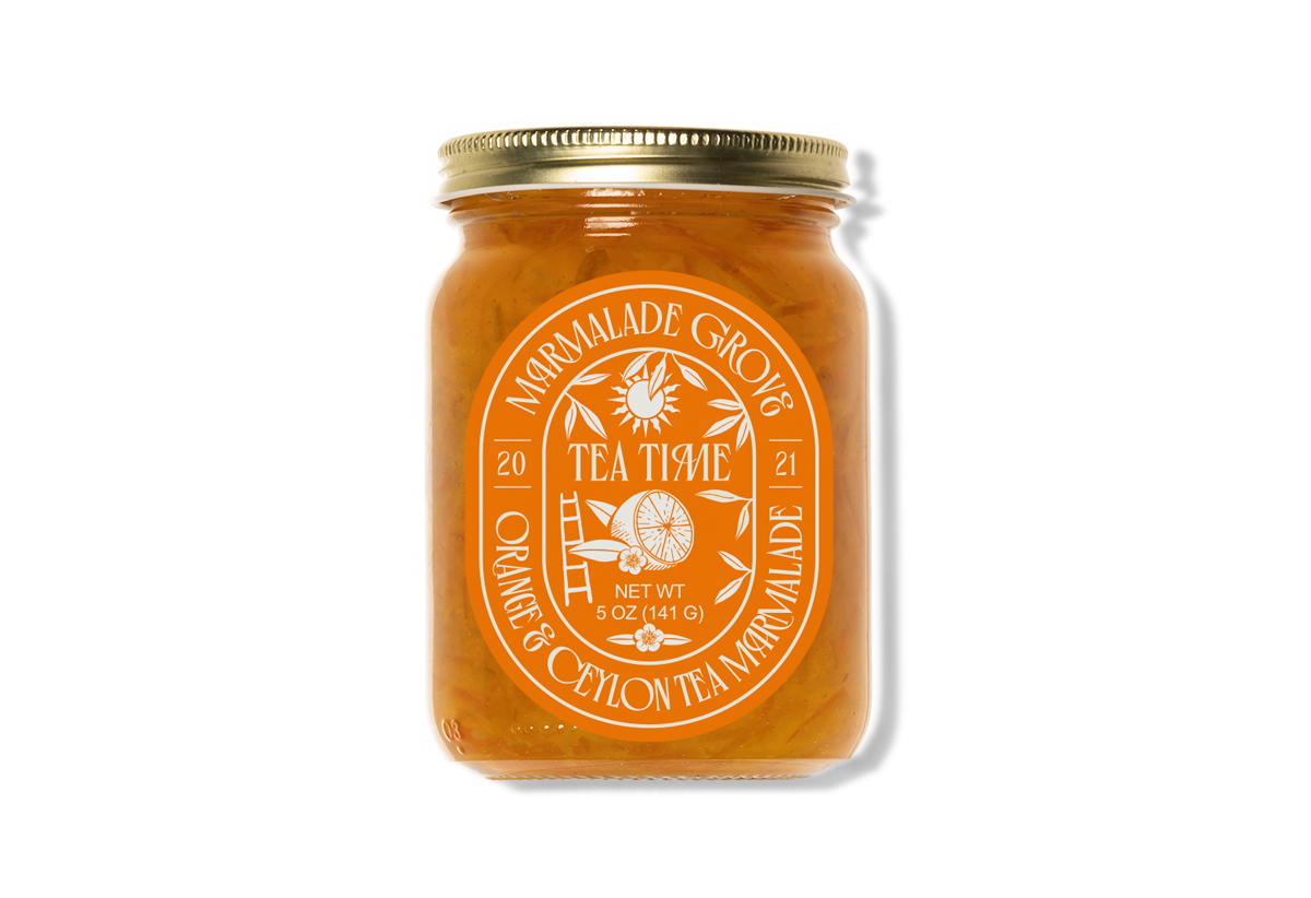 "Tea Time" Navel Orange & Ceylon Tea Marmalade - 5oz Wholesale Box ...
